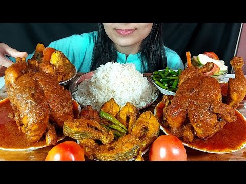Big 2 Chap Chicken Masala+Chilli fish Buna+Fish Head Buna+chilli+Salad ...