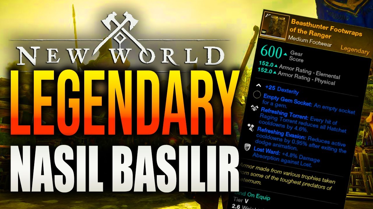 NEW WORLD / LEGENDARY LIGHT VE MEDIUM ARMOR SET NASIL BASILIR 600 GEAR ...