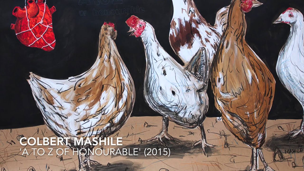 Colbert Mashile walks us around his studion at August House ...