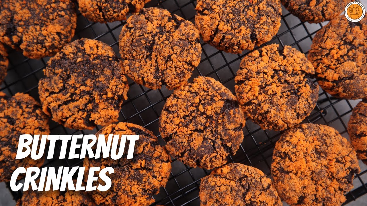 How To Make Choco Butternut Crinkles | Mortar and Pastry - YouTube