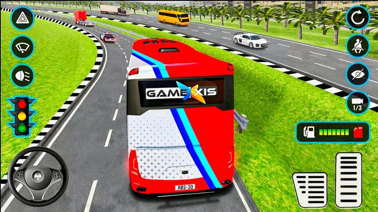 Coach Bus Simulator 3D | Real City Bus Driving | Android Gameplay - YouTube