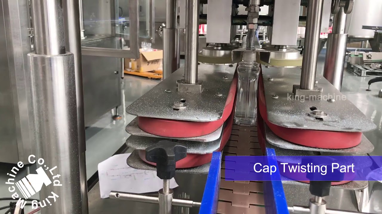 Hand washing filling line - YouTube