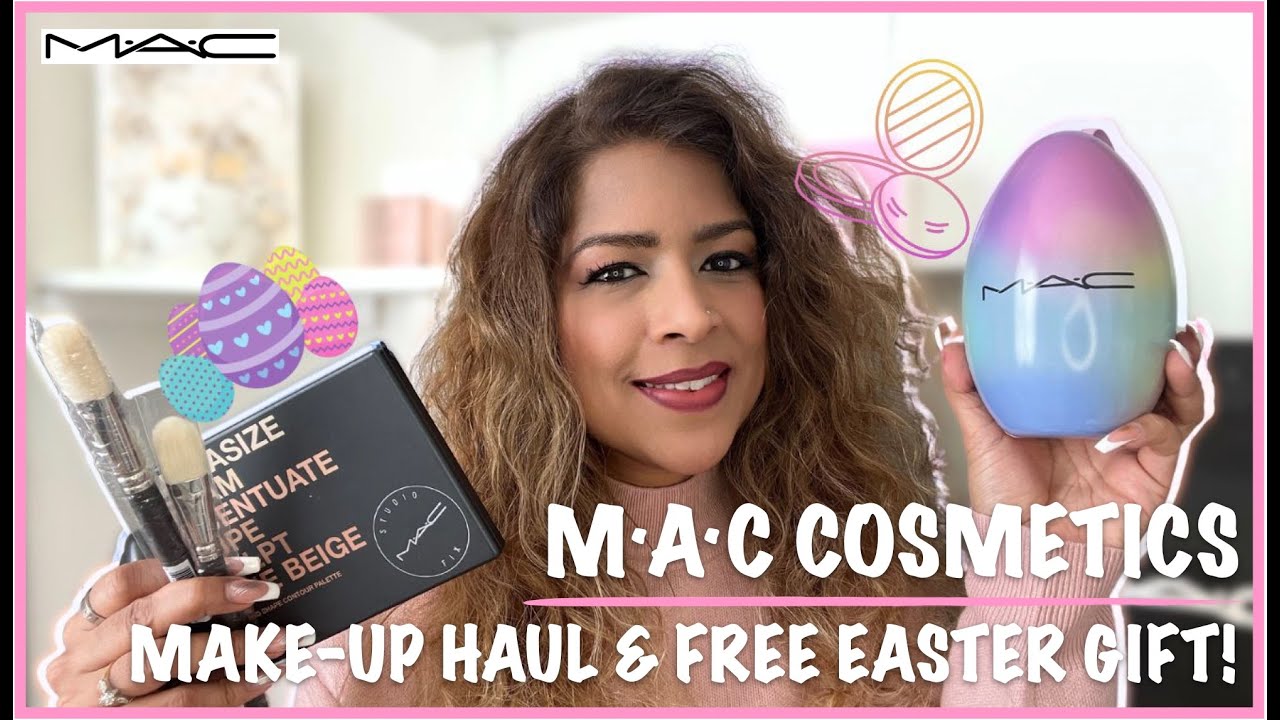 MAC Cosmetics | Make-Up HAUL | FREE EASTER GIFT worth £45! | Hyper Real ...