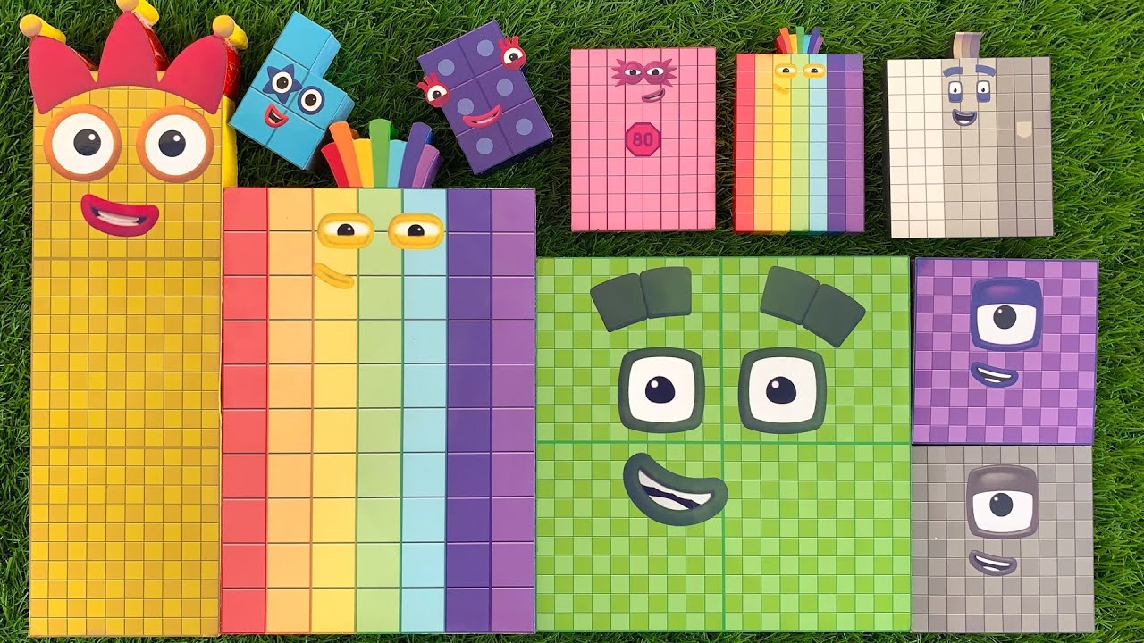 Looking for Numberblocks NEW 1221 Space ASMR | Satisfying Numberblocks ...
