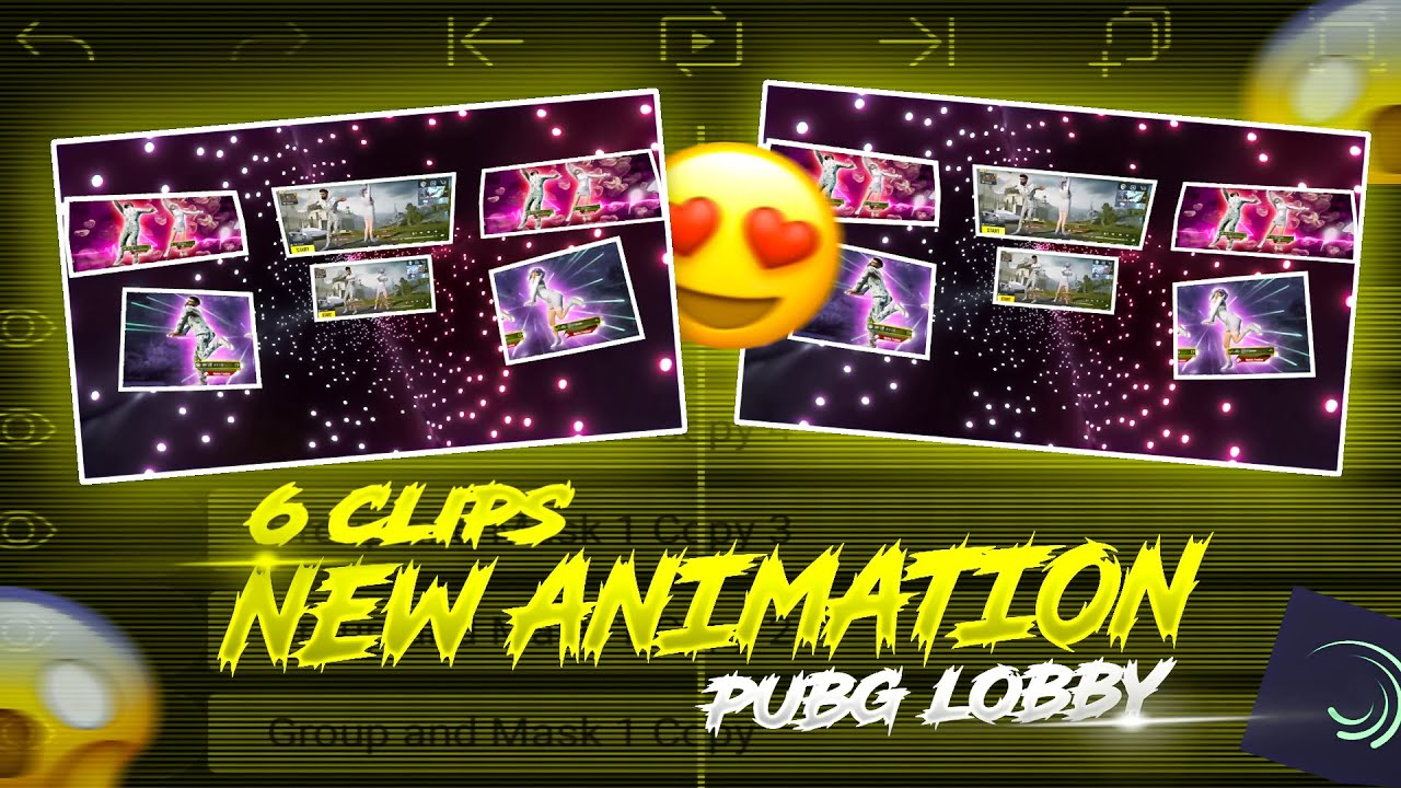 6 Clips Pubg Lobby Animation Tutorial😱 | AE Like Animation in Alight ...