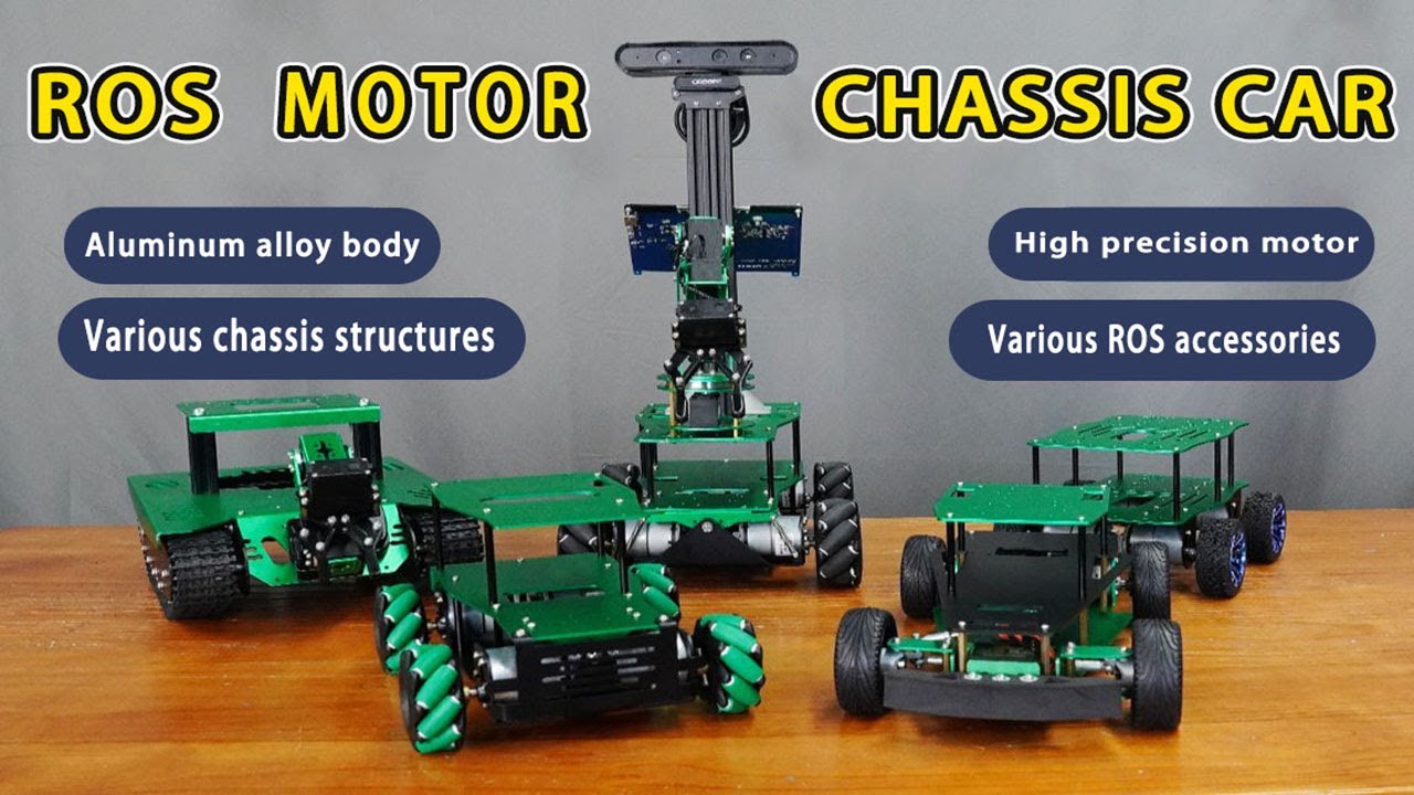 Explore ROS robot car chassis - YouTube