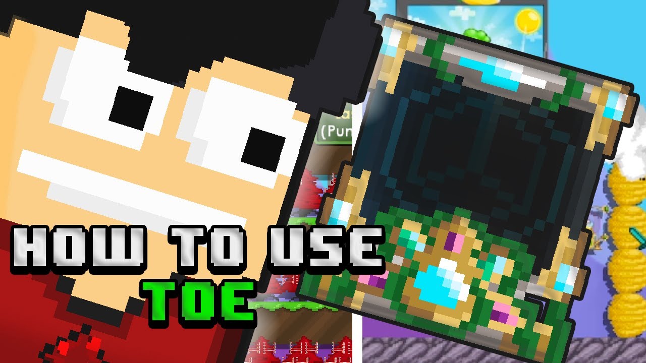 CARA MENGGUNAKAN TOE & APA ITU TOE | GROWTOPIA - YouTube