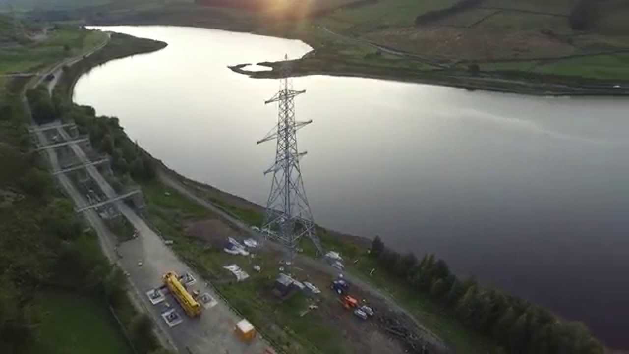 National Grid engineering works - Woodhead (Video 1) - YouTube