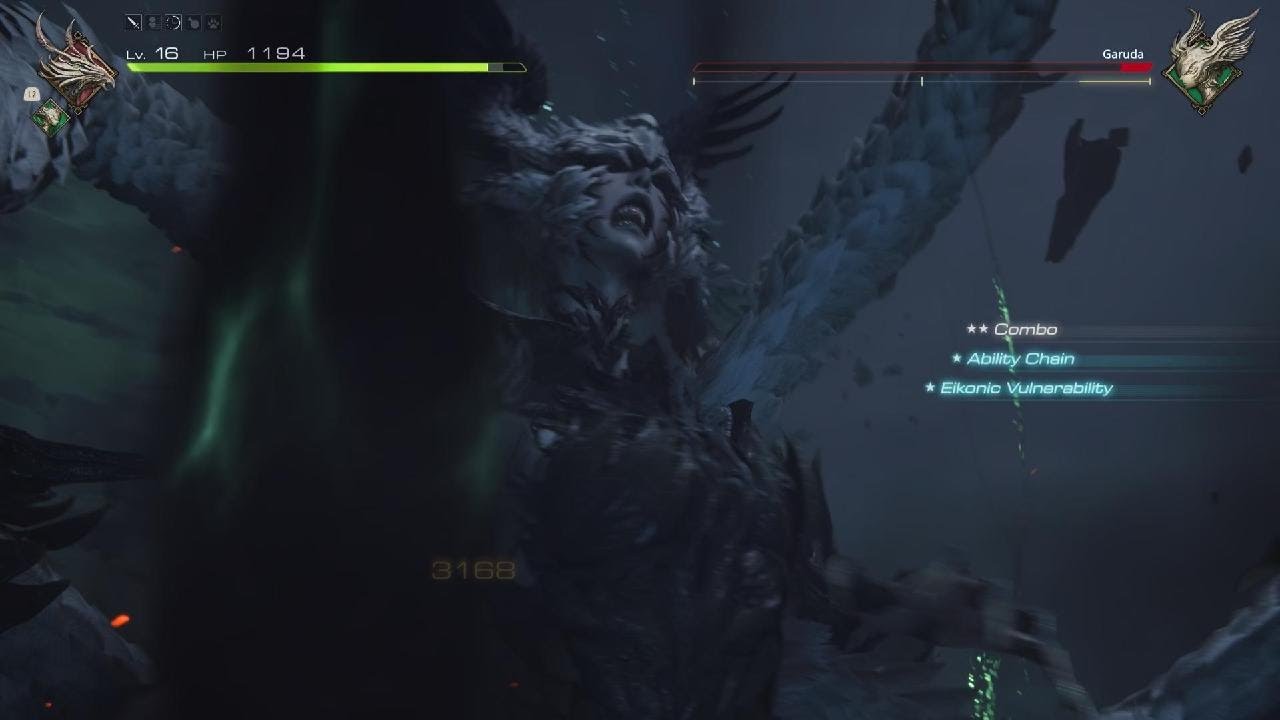 FINAL FANTASY XVI Ifrit VS Garuda Fight - YouTube