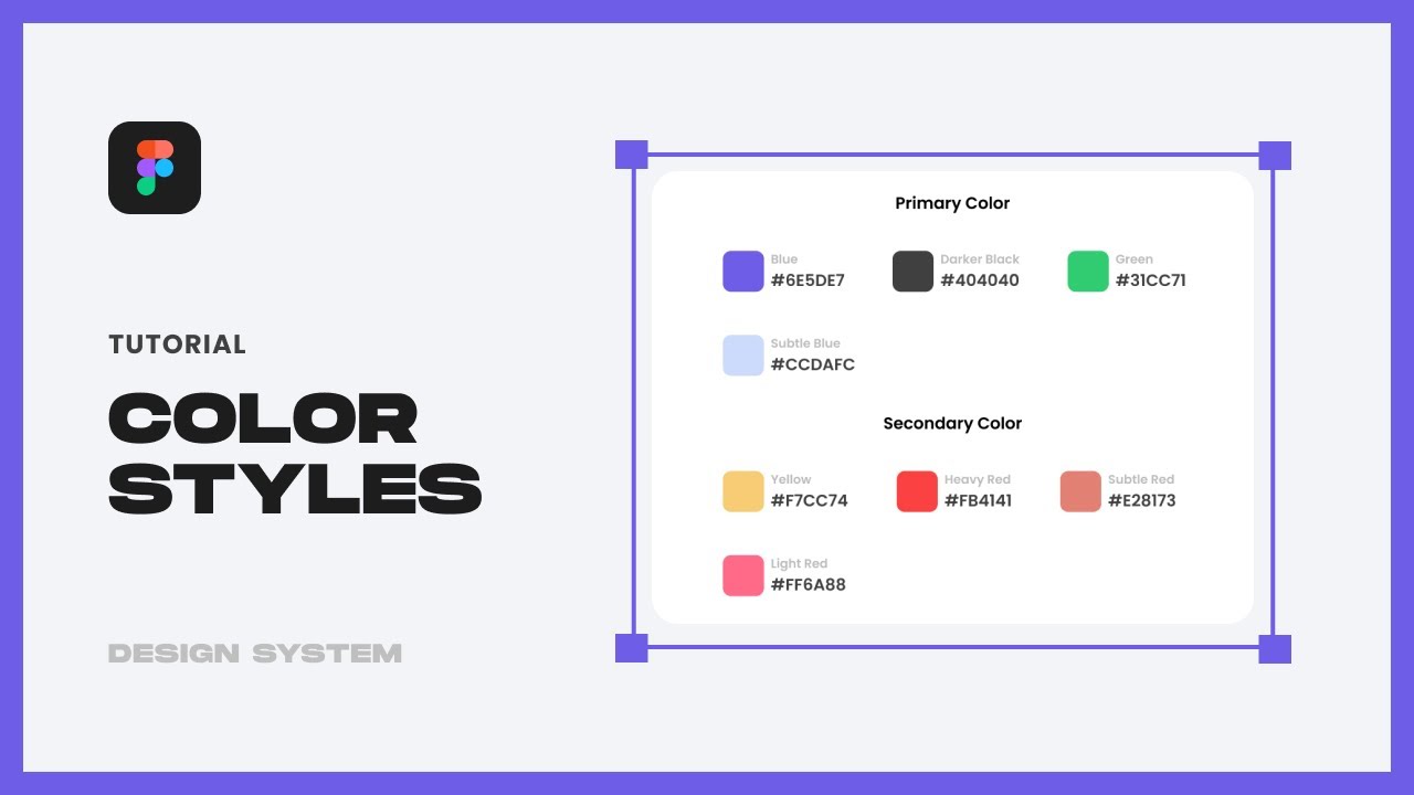 Tutorial Figma Color Styles Style Guide YouTube Tutorial Figma Color Styles Style Guide YouTube