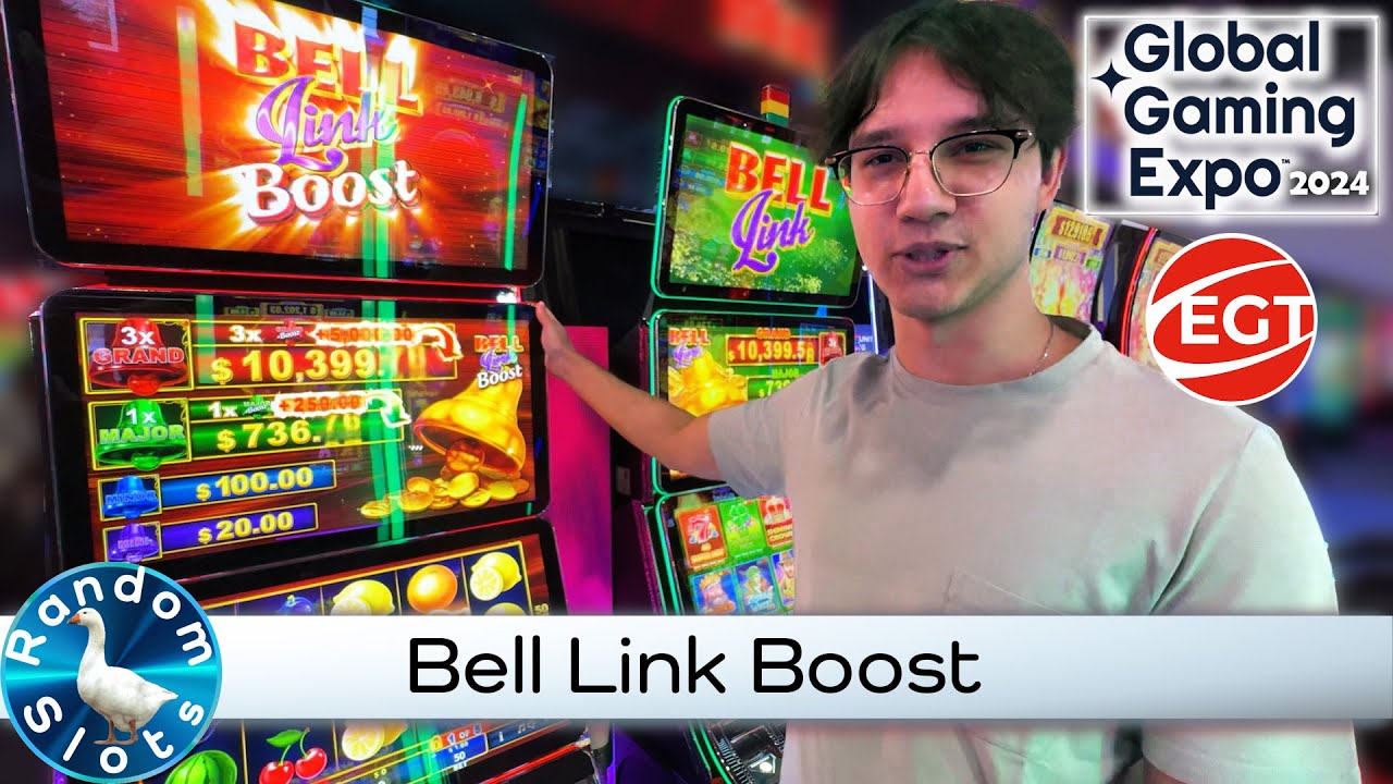 EGT, Bell Link Boost Slot Machine, #G2E2024 - YouTube