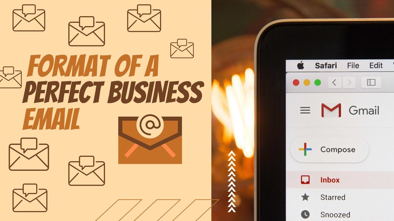 Business English || Perfect Format for a Business Email || Email ...