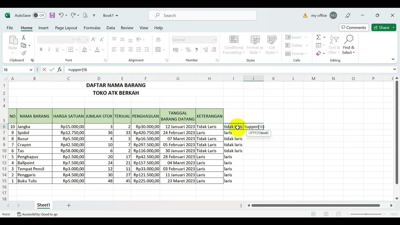 Praktik Excel Part 2 - YouTube