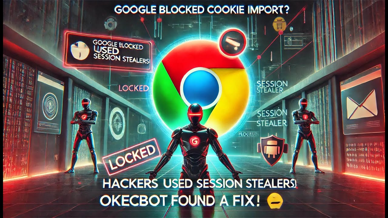 Okecbot google Cookie bypassed by userDIR - YouTube
