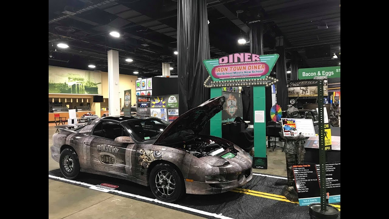The Iron Town Diner Procharged Pontiac Trans Am - YouTube