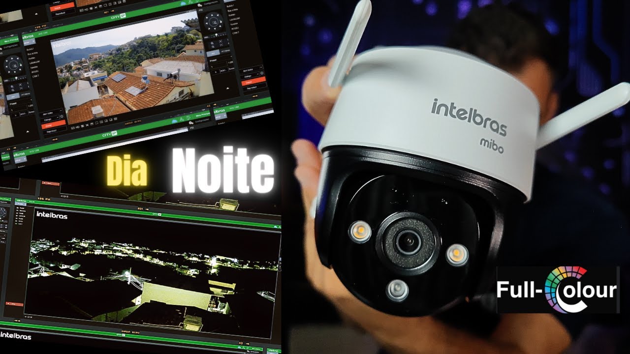 INTELBRAS mibo iM7 IMAGEM REAL DIA e NOITE - YouTube
