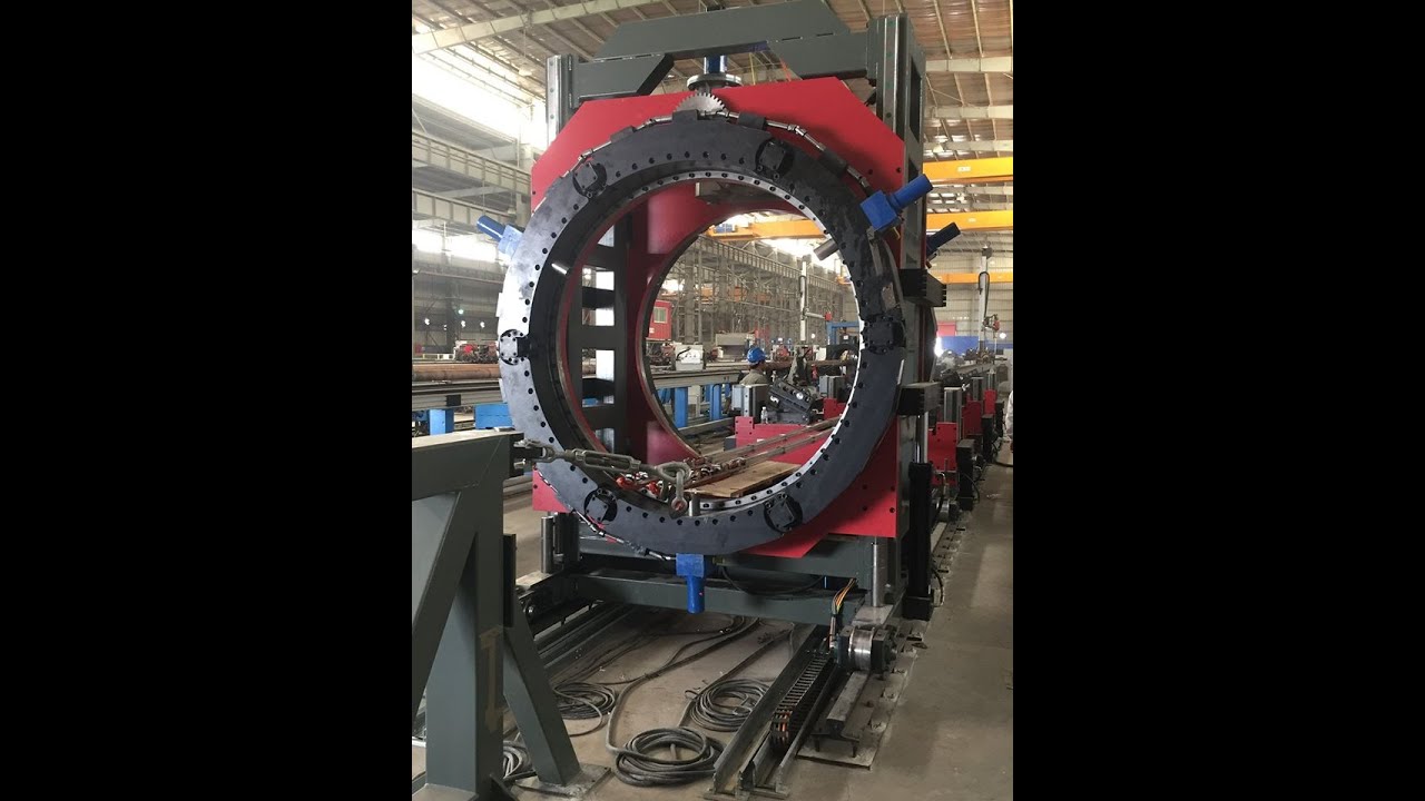 Horizontal cladding welding machine NEW style - YouTube