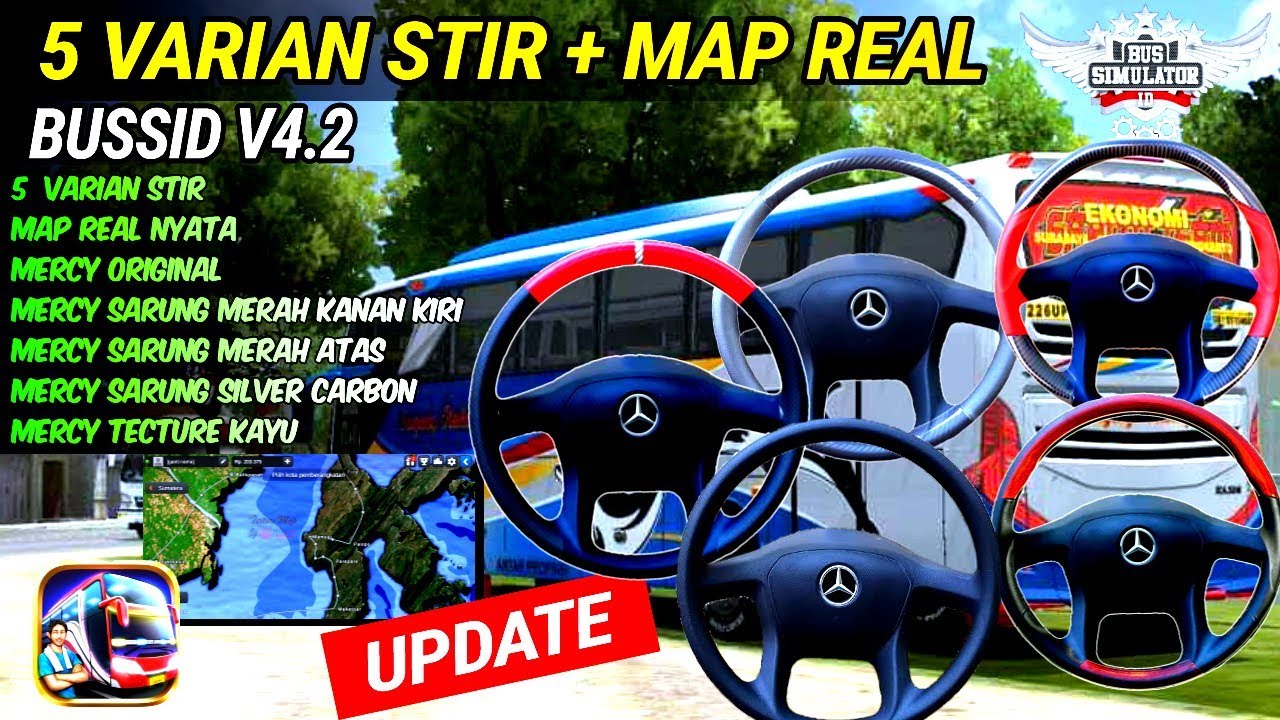 Kodename Bussid v4.2 !! Stir Mercy OH1626 5 Varian Mbois !!!!! - YouTube