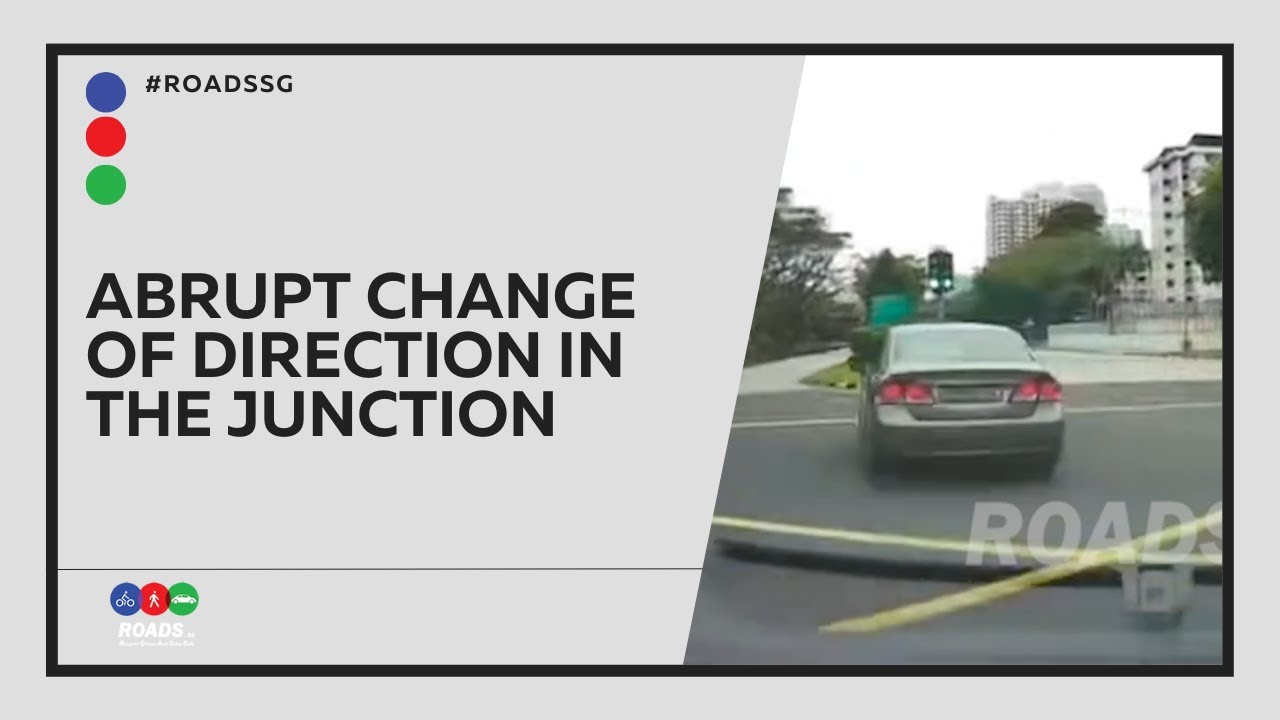 Abrupt Change of Direction in The Junction - YouTube