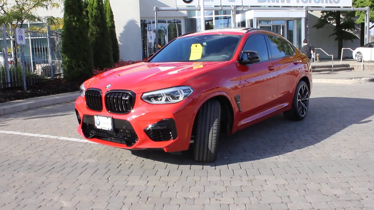 BMW Toronto - Justin's Toronto Red Metallic 2020 BMW X4 M Competition # ...