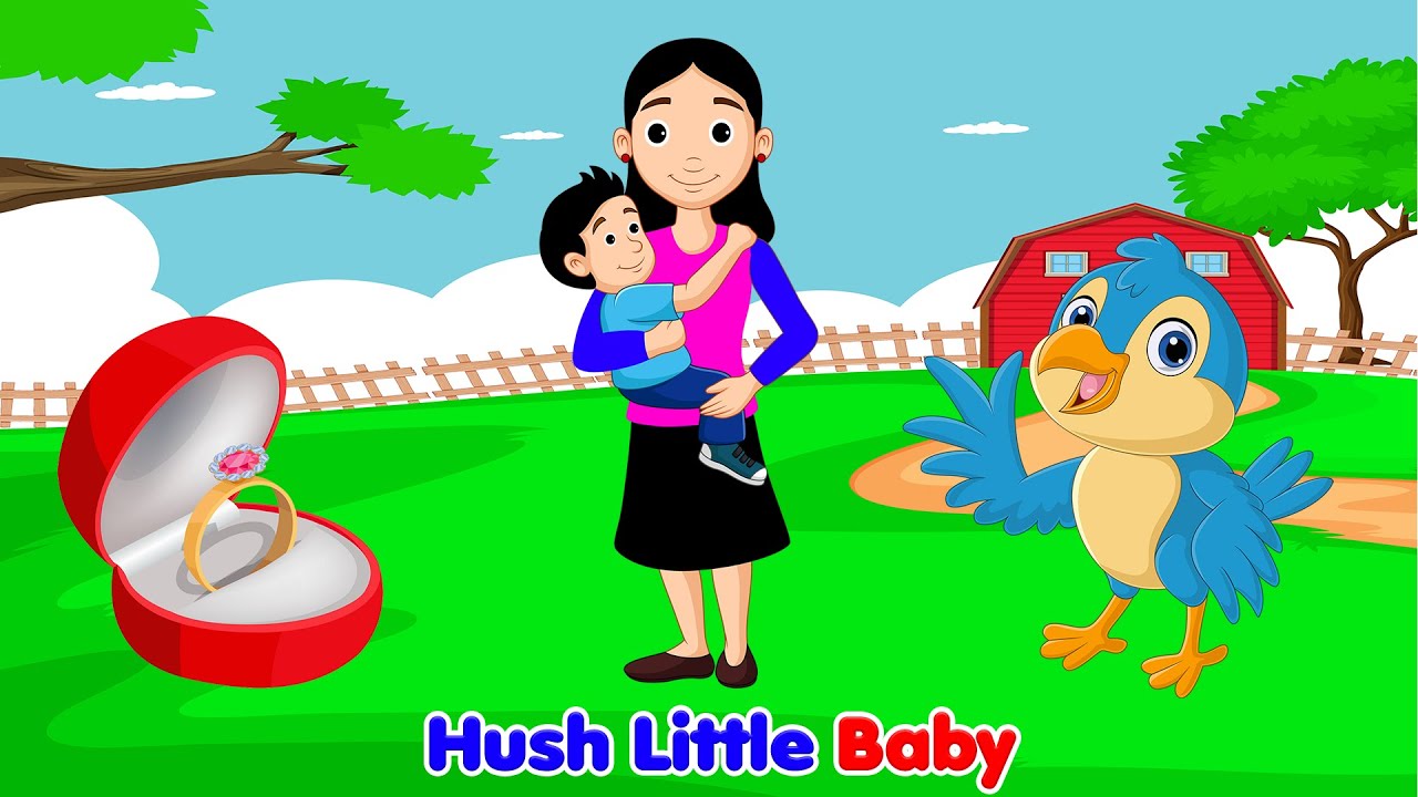 Hush Little Baby With Lyrics And Action | Nursery Rhymes Box | Nursery ...