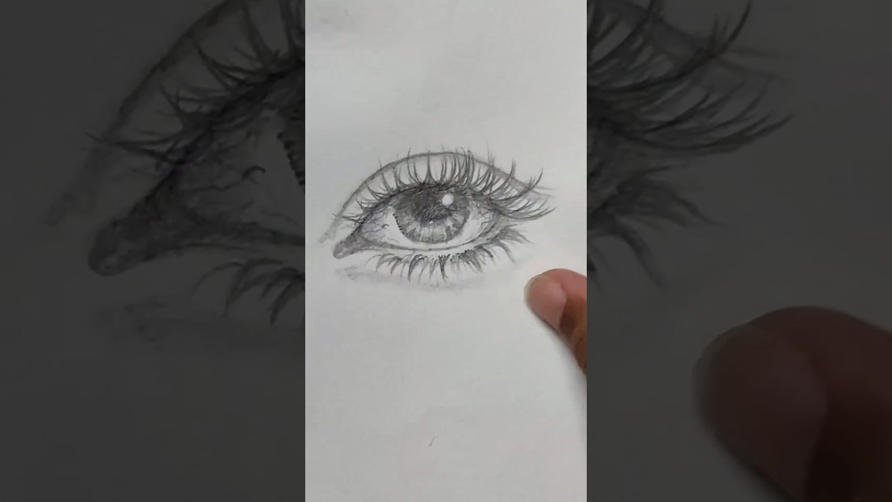 Realistic eye tutorial 👁️ HOPE YOU LIKE IT🤗 🥹 #eyetutorial#shorts# ...
