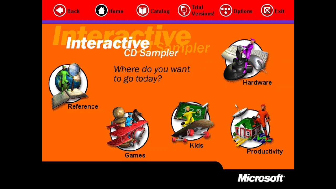 Microsoft Interactive CD Sampler (Windows Millennium Edition - 2000 ...