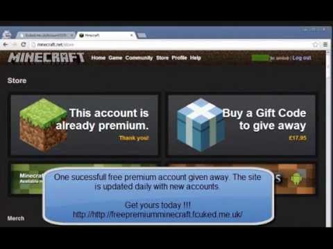 Free Premium Minecraft Accounts - YouTube