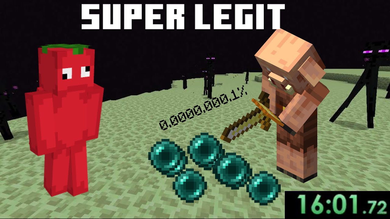 Minecraft Speedrun (Legit) 16:01 - YouTube