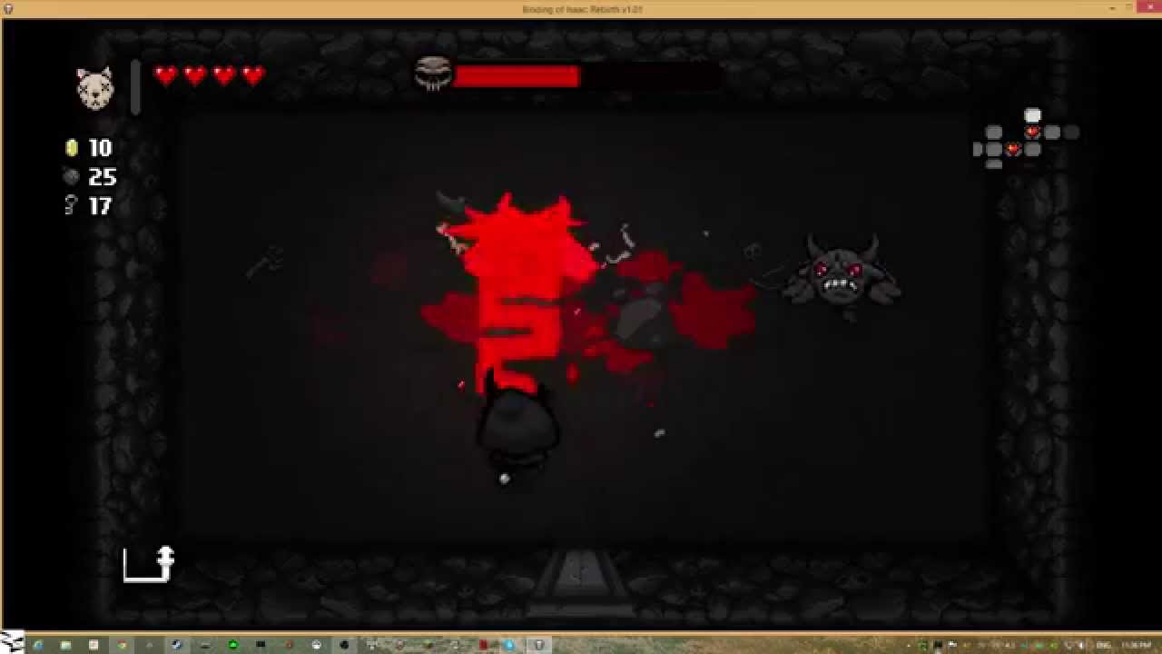 The Binding of Isaac: Rebirth - Azazel + Tammy's Head + Hook Worm = OP ...