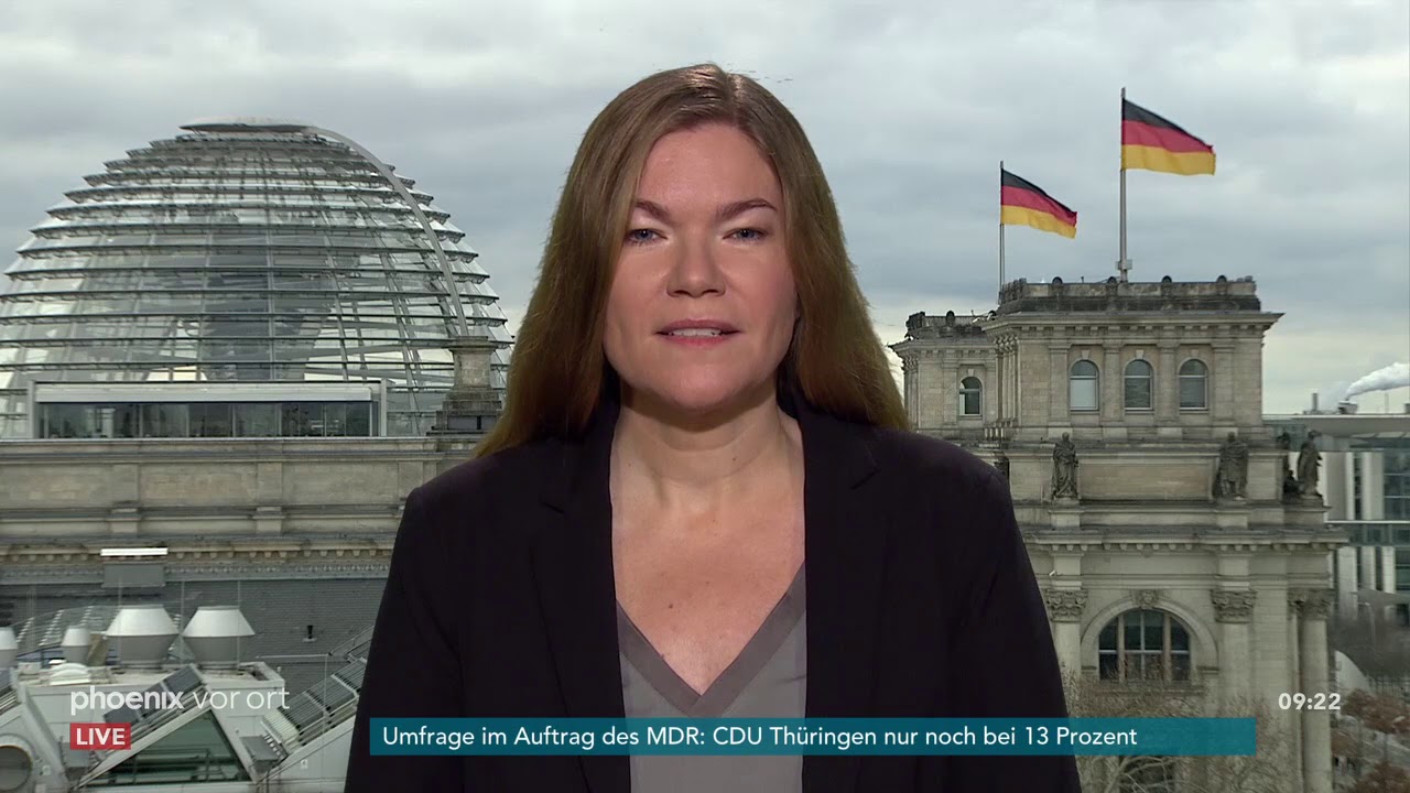 Angelika Hellemann bei phoenix nachgefragt zur CDU-Führungskrise am 11. ...