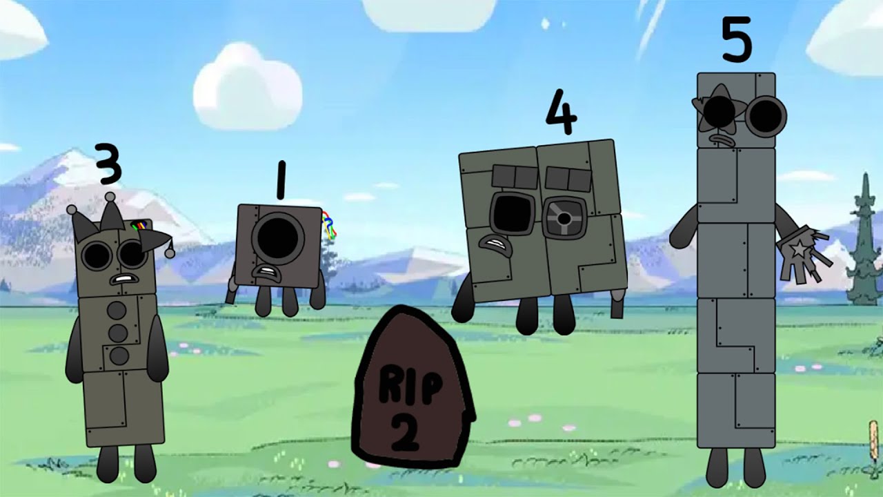 Numberblocks full season Robot Numberblocks Band but 2 died and random ...