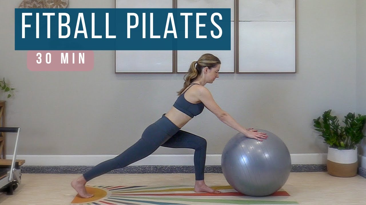 Pilates on the Ball for Beginners │ 30 min │ Spring Challenge Day 10 ...