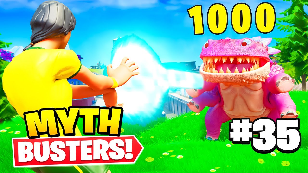 We busted EVERY FORTNITE Myth - YouTube