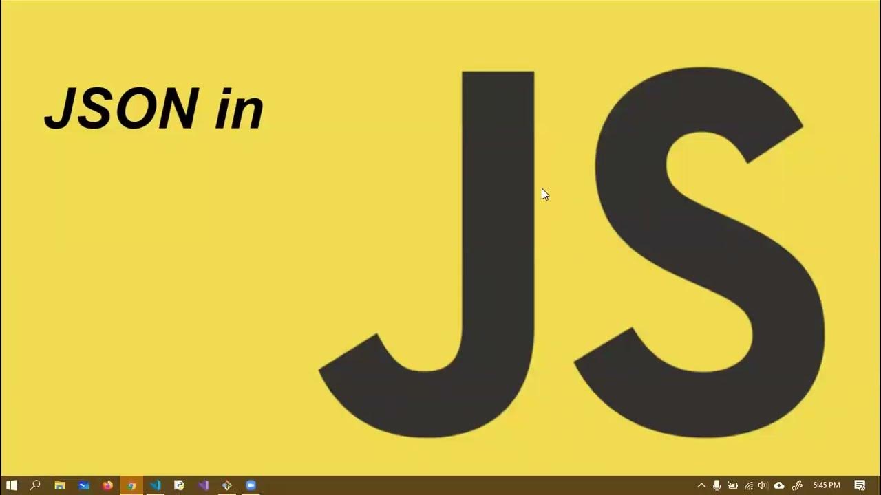 Json In JavaScript - YouTube