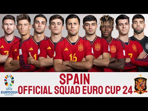 SPAIN OFFICIAL SQUAD FOR EURO CUP 2024 | SPAIN SQUAD | EURO CUP 2024 ...