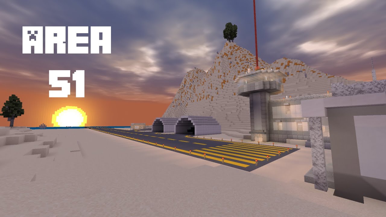 Visiting Area 51 in Minecraft - YouTube