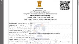 Govt Iti Certificate