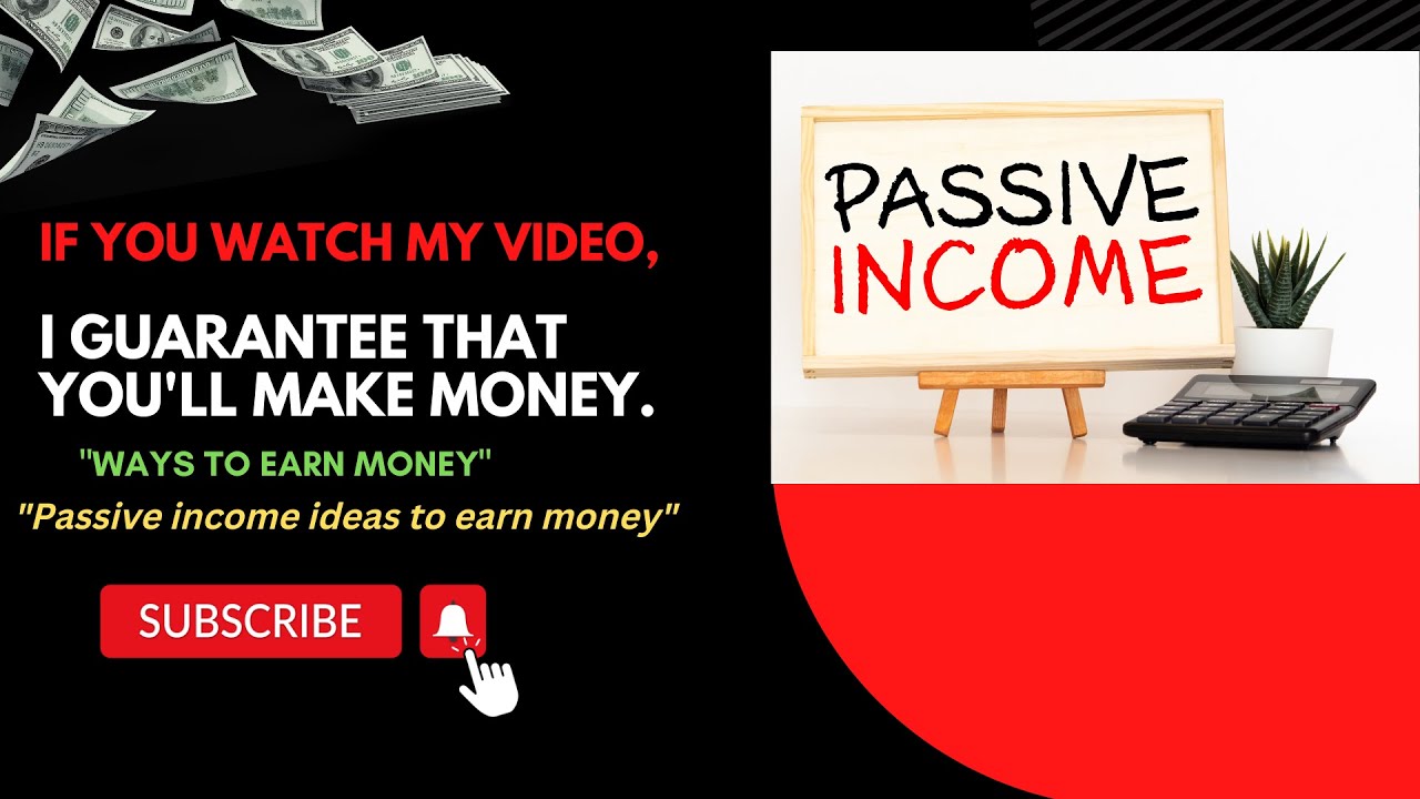 10 Passive Income Ideas To Earn Money Online - YouTube
