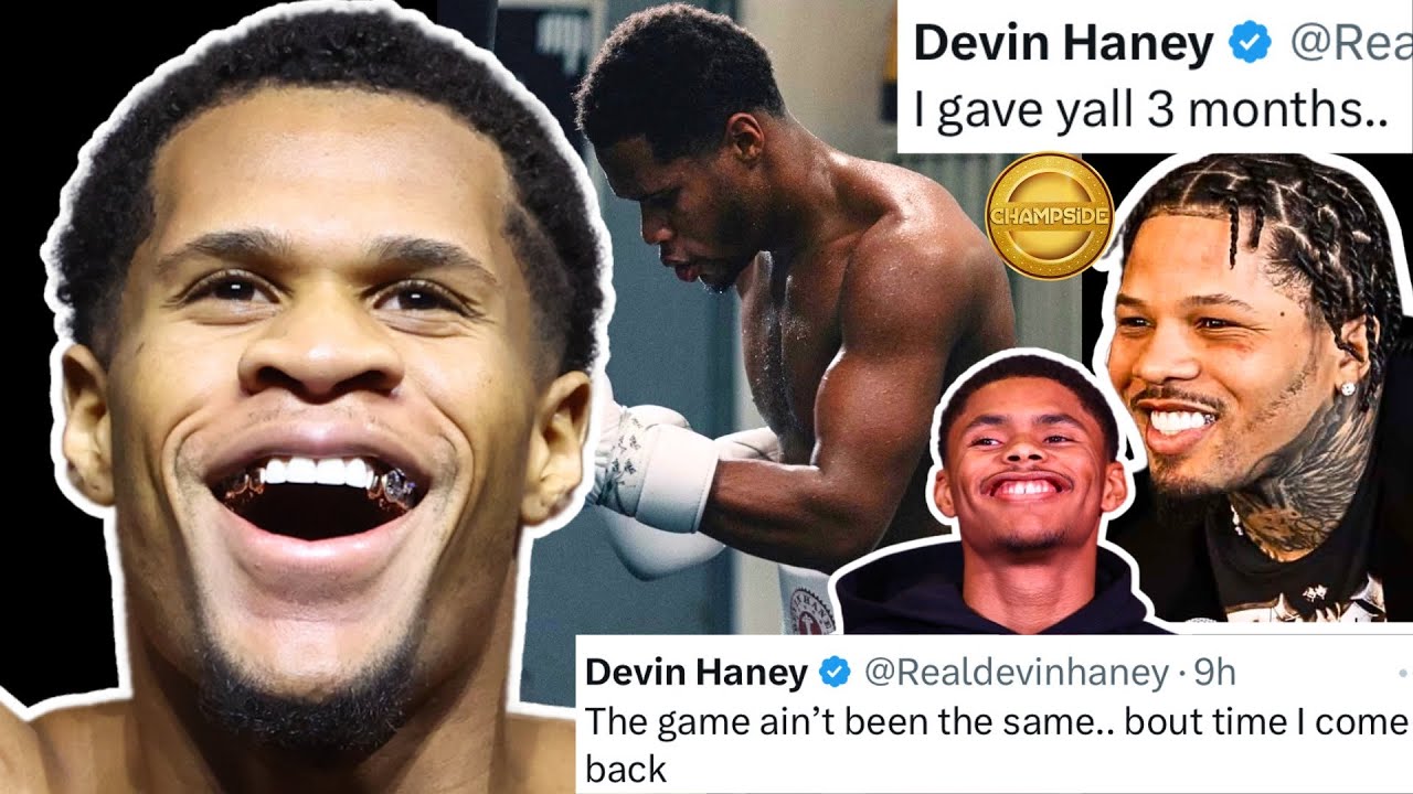 Devin Haney WARNS Rivals: I'm Coming Back Yall Had 3 Months! - YouTube