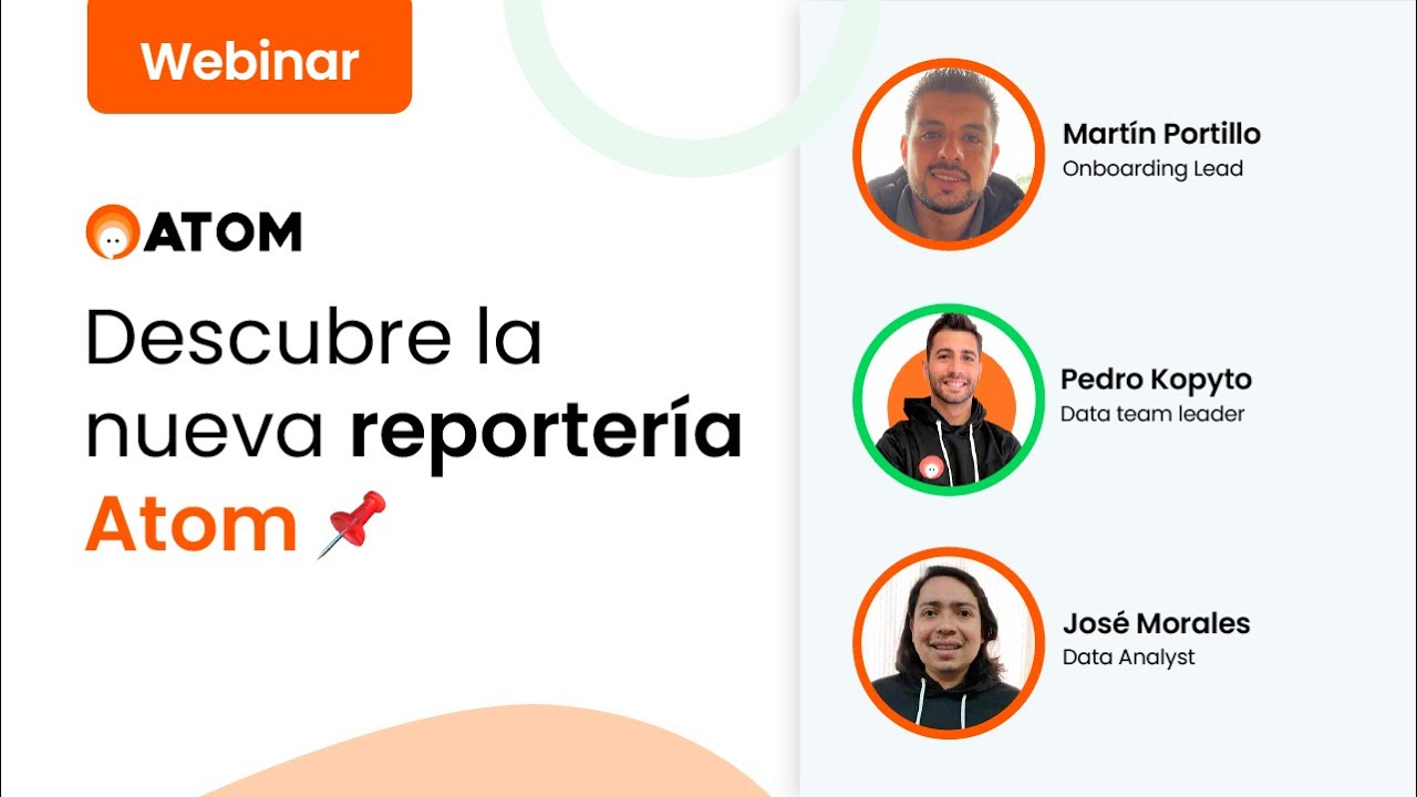 ¡Descubre la nueva reportería Atom! Webinar ⚡️ - YouTube