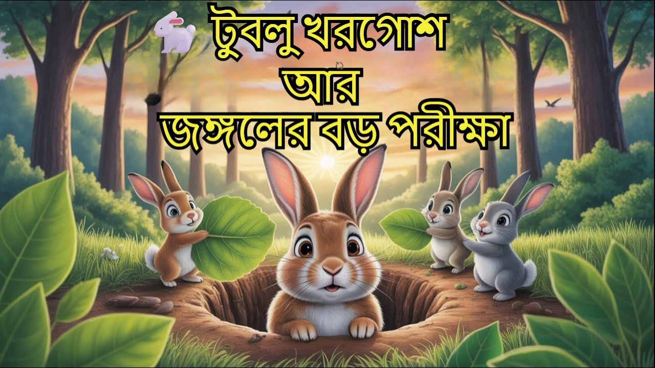 টুবলু খরগোশ | Bengali Moral Story for Kids | Bangla Cartoon Golpo ...