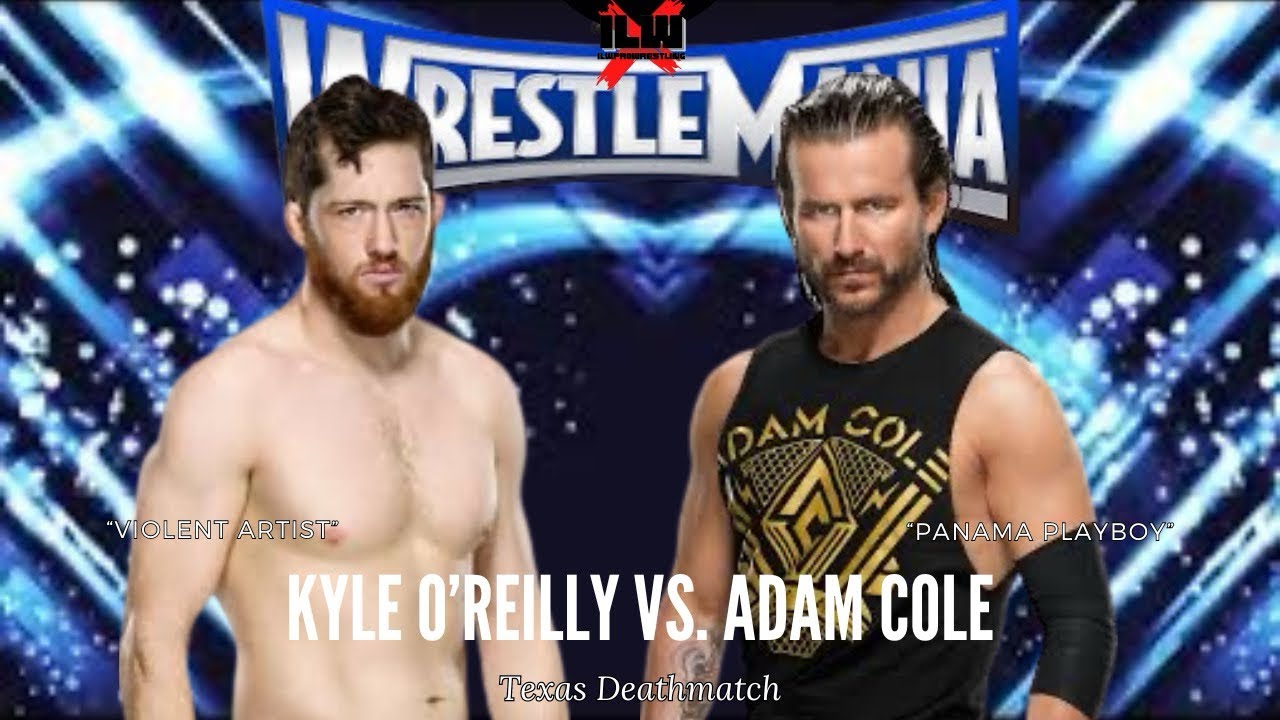 Adam Cole Vs Kyle O’Reilly Wrestlemania 2 (WWE ACTION FIGURE MATCH ...