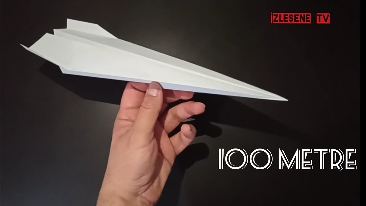 Kağıttan Jet Uçak Yapımı 100 Metre ( Paper Jet Plane Making 100 Meters ...