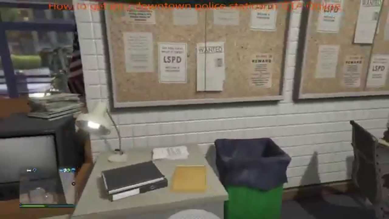 GTA ONLINE: New jail cells! / How to get into the downtown police ...