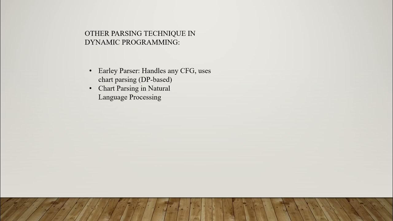dynamic programming in compiler design - YouTube