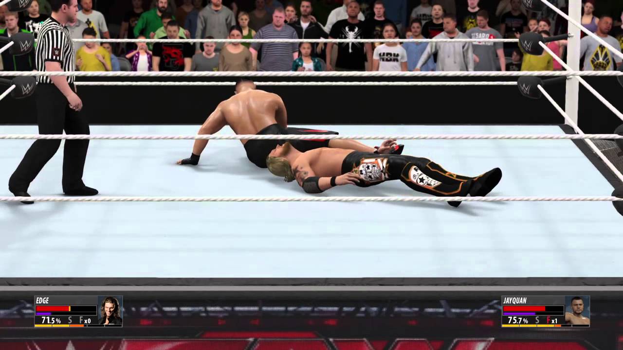 WWE 2K16 My epic debut match against Edge. - YouTube