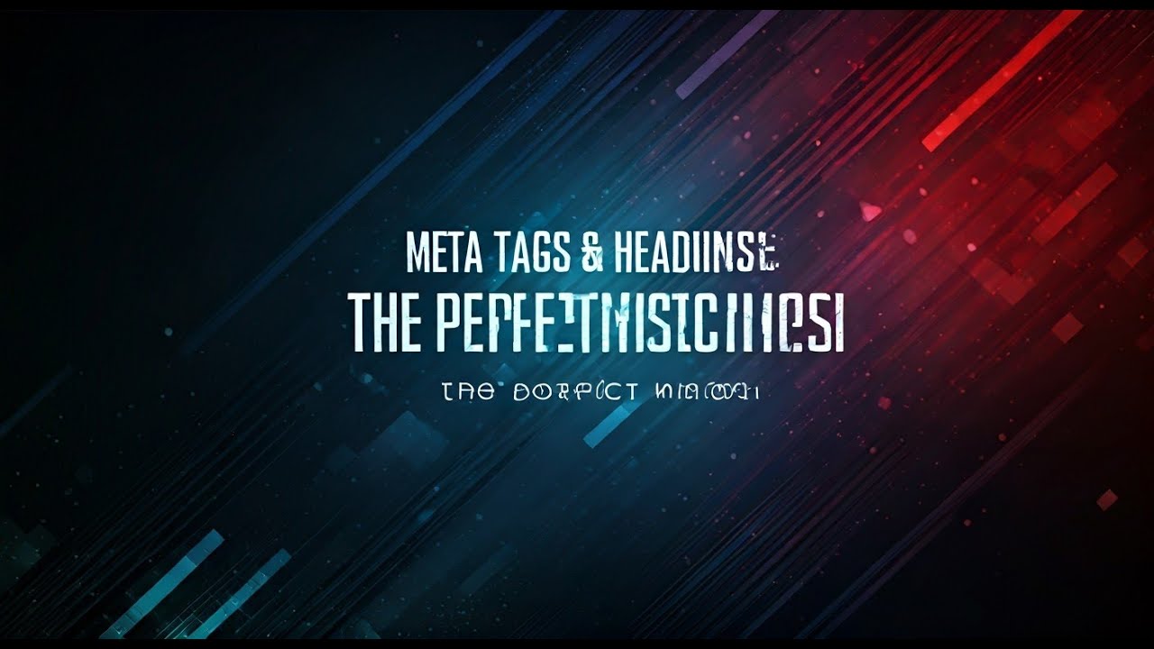 Meta description and meta keyword||Heading tag - YouTube