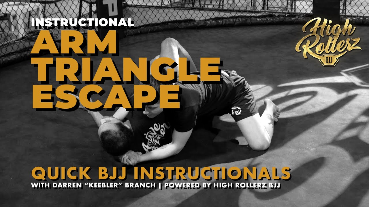 Arm Triangle Escape by Darren Branch | High Rollerz Academy - Jiu Jitsu ...