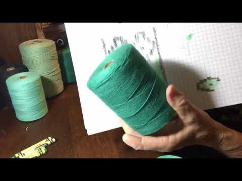 Designing a rep weave rug - YouTube